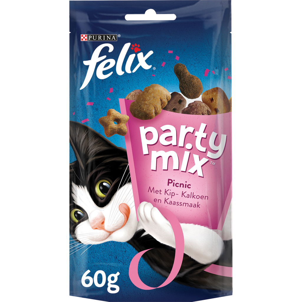 Felix Party Mix Picnic 60 gr | De Boer Dier & Ruiter